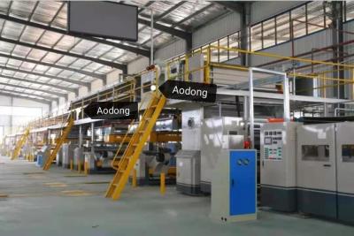 Cina Linea di produzione ondulata ad alta velocità del cartone del cartone della scatola di imballaggio in vendita