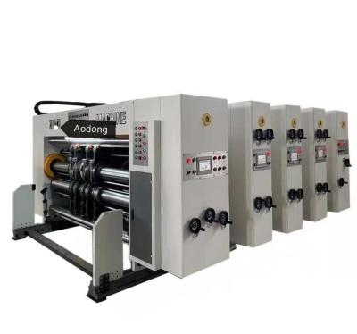 Cina Cartone Flexo che stampa scanalando macchina tagliante 200 pezzi di Min With Stacker in vendita