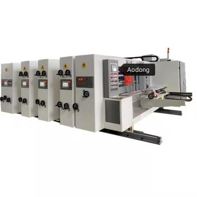 Cina 2021 il nuovo 3 colore Flexo che stampa la macchina scanalatrice ha ondulato il cartone 3 colori Printer&Slotter   In India in vendita