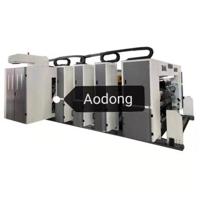 Cina stampa di 1-6color Flexo che scanala macchina tagliante per il contenitore di cartone in vendita