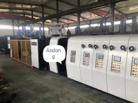 China Corrugated Box Flexo Folder Gluer Machine Letterpress Plate Type for sale