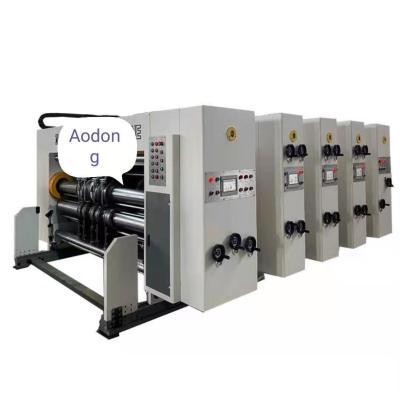 Cina Alta velocità Flexo che stampa scanalando controllo tagliante di precisione della macchina in vendita
