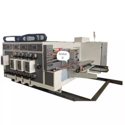 Cina Alta velocità Flexo che stampa scanalando controllo tagliante di precisione della macchina in vendita
