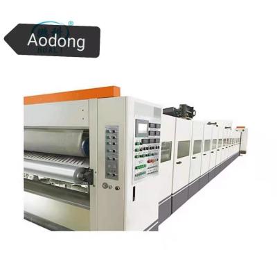 China linha de produção do cartão/cartão ondulados multilayer caixa da caixa que faz a máquina à venda