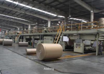 China Você gosta de linha de produção ondulada máquina da folha do cartão da planta de Aotumatic de fatura de caixa à venda