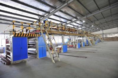 中国 機械、機械を作る5つの層波形箱を作る低雑音の段ボール 販売のため
