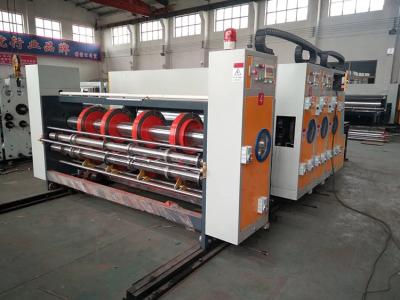 Cina Scatola di cartone che stampa macchina scanalatrice, stampa e macchina tagliata in vendita