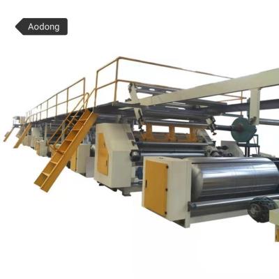 Cina Pianta ondulata automatica multicolore della scatola di 3 pieghe per cartone in vendita