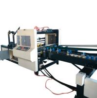 China Paperboard Auto Folder Gluer Machine With Strapping Machine for sale