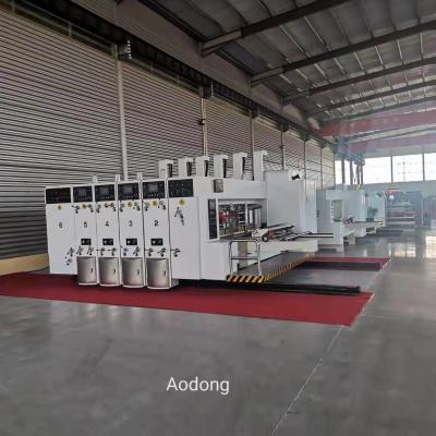 Cina Caso che rende a stampatore Slotter Machine Full di Flexo raschio automatico dell'inchiostro in vendita