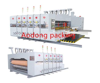 Cina Flexo ondulato che stampa scanalando macchina tagliante a basso rumore in vendita