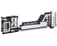 China Second Hand Auto Flute Laminating Machine With Feeding Smoothly for sale
