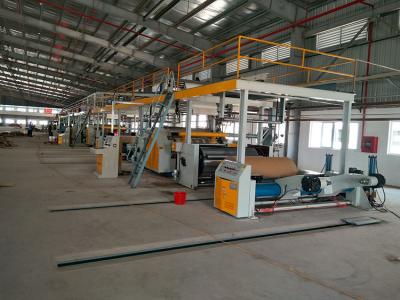 Cina 3 5 maneggiano la macchina per fabbricare le scatole di cartone ondulata una garanzia da 1 anno in vendita