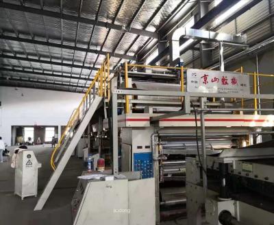 Cina macchina ondulata della seconda mano di 1800mm con pressione del vapore 0.8Mpa-1.25Mpa in vendita