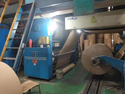 Cina macchina ondulata dell'incartonamento utilizzata 2200mm, macchina per fabbricare le scatole di cartone utilizzata 5ply in vendita