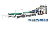 China Humanized Design Semi Automatic Flute Laminator Front Gauge Registration for sale