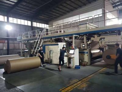 China 2500mm 5 de Golf Kartonnen Productielijn van Vouwce 440v Te koop