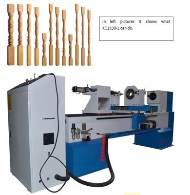 China KC1530-1 Baseball bat CNC Wood Turning Lathe factory supply with best price for sale