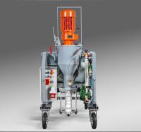 China 220V Gypsum Plaster Spray Machine Automatic Mortar Plastering Machine 35L/Min Flow for sale