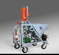 China 220V Gypsum Plaster Spray Machine Automatic Mortar Plastering Machine 35L/Min Flow for sale