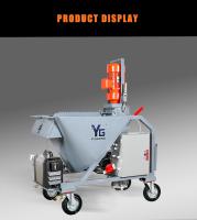 China 220V Gypsum Plaster Spray Machine Automatic Mortar Plastering Machine 35L/Min Flow for sale