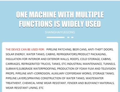 Cina Isolazione Polyurethane Poliurea Spray Coating Machine 1:1 Miscelazione Rapporto 950*1250*750mm in vendita