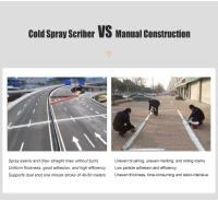 China Gasoline Engine Road Marking Machine Cold Paint Pavement Striping Machine for sale