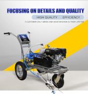 China Gasoline Engine Road Marking Machine Cold Paint Pavement Striping Machine for sale