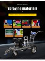 China Gasoline Engine Road Marking Machine Cold Paint Pavement Striping Machine for sale
