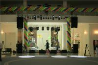 China TUV Goal Post Truss Line Array Speaker For Medium Event 3M - 30M Span for sale