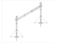 China TUV Goal Post Truss Line Array Speaker For Medium Event 3M - 30M Span for sale
