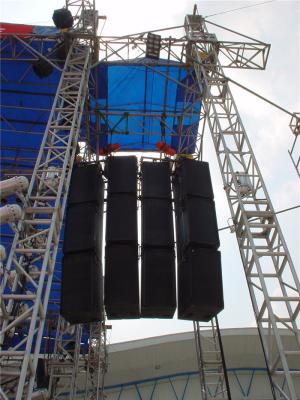 China 2 Meter Screw Square Truss Speaker Lighting Stands 6m - 18m 16 Degrees Hardness for sale