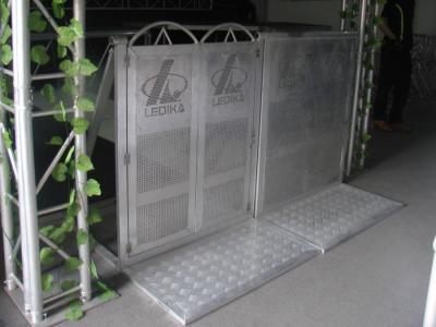 Cina Sicurezza di alluminio della barriera di controllo di folla che recinta la forza di orizzontale 2000N in vendita