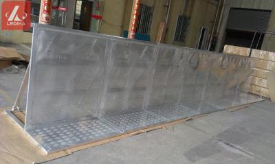 China Van de de Menigtecontrole van de aluminiumlegering toont de de Barrière Zilveren Vouwende Omheining voor Groot Te koop