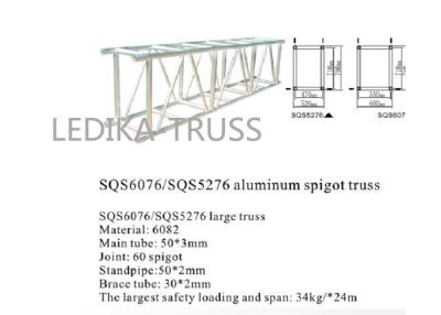 Cina Sistema di capriate in alluminio per tetti di grandi dimensioni per impieghi gravosi 520 x 760 mm in vendita