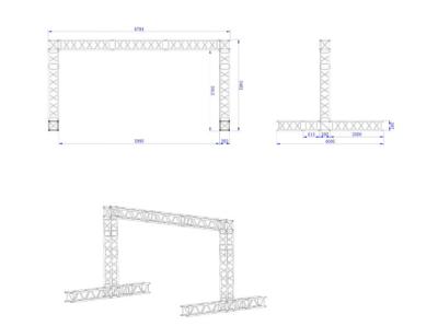 Cina Fabbricazione a base di acciaio di design leggero con connessione a bullone facile in vendita