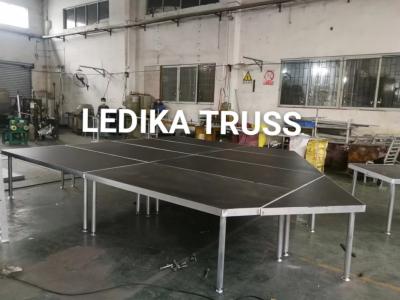 Cina Peso leggero portatile della piattaforma di legno di alluminio all'aperto della fase 6061 T6 in vendita