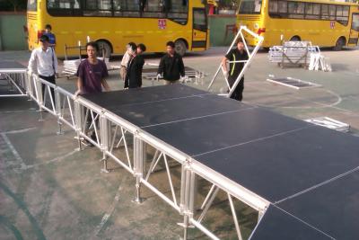 Cina Passerella di alluminio girante motorizzata 1220×1220 regolabile millimetro della piattaforma della fase in vendita