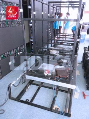 Cina Fase smontabile orizzontale Cuttable dell'argento/nera della piattaforma di alluminio LED fase in vendita