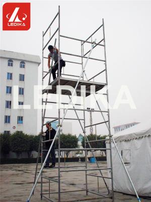 Cina Ponteggio a torre mobile della pittura che intonaca la capriata di evento del banco da lavoro con le ruote in vendita