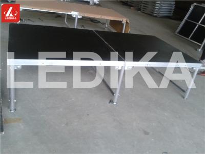China Het draagbare Platform van het Aluminiumstadium 0,2 - 0.8m Hoogteefficiency die Stadium vouwen Te koop