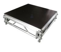 China Adjustable Height Aluminum Stage Platform For Quick Assembly And Space-saving Storage for sale