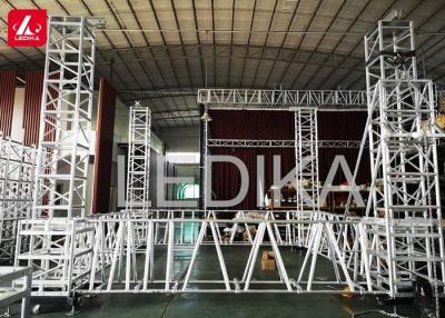 China Gemakkelijk te monteren aluminium spigot truss voor mobiel entertainment Te koop