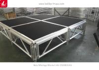 China Quick Assembly Aluminum Stage Platform With Adjustable Height For Space-saving Storage for sale