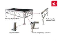 China Quick Assembly Aluminum Stage Platform With Adjustable Height For Space-saving Storage for sale