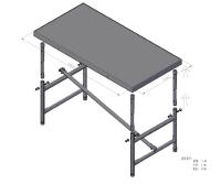China Adjustable Height Aluminum Stage Platform Durable For Safe Performances for sale
