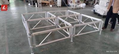 China Verstelbaar aluminium podiumplatform aanpasbaar veilig voor optredens Te koop