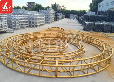 中国 回転円はクラブ/背景のためのアルミニウム照明ねじトラスを形づけました 販売のため