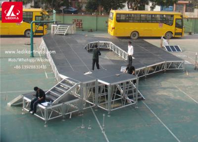 China Plataforma de palco de alumínio ajustável personalizável para todas as atividades à venda
