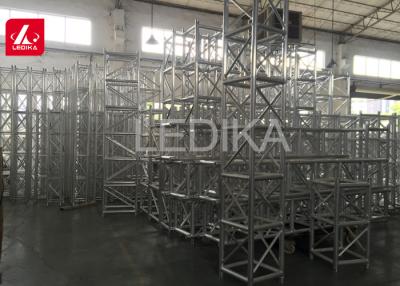 Cina resistenza della corrosione della capriata quadrata di alluminio della fase all'aperto di 600mm x di 500mm alta in vendita